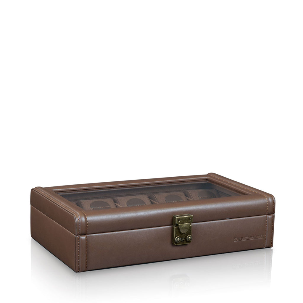 Heisse & Söhne Camel 10 Watches Brown | Watch Winder Pros