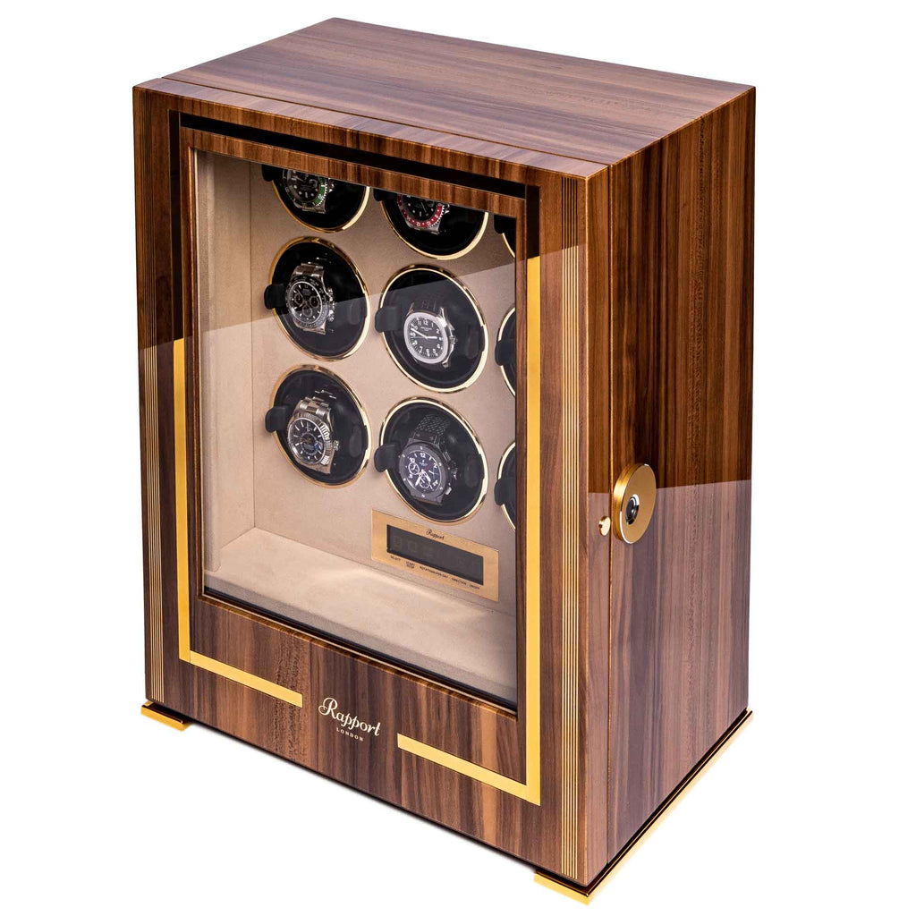 Paramount Nine Watch Winder - Walnut | Watch Winder Pros