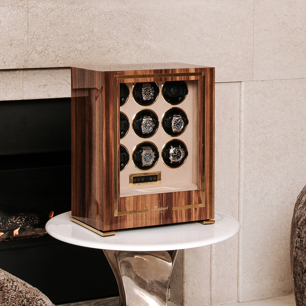 Paramount Nine Watch Winder - Walnut | Watch Winder Pros