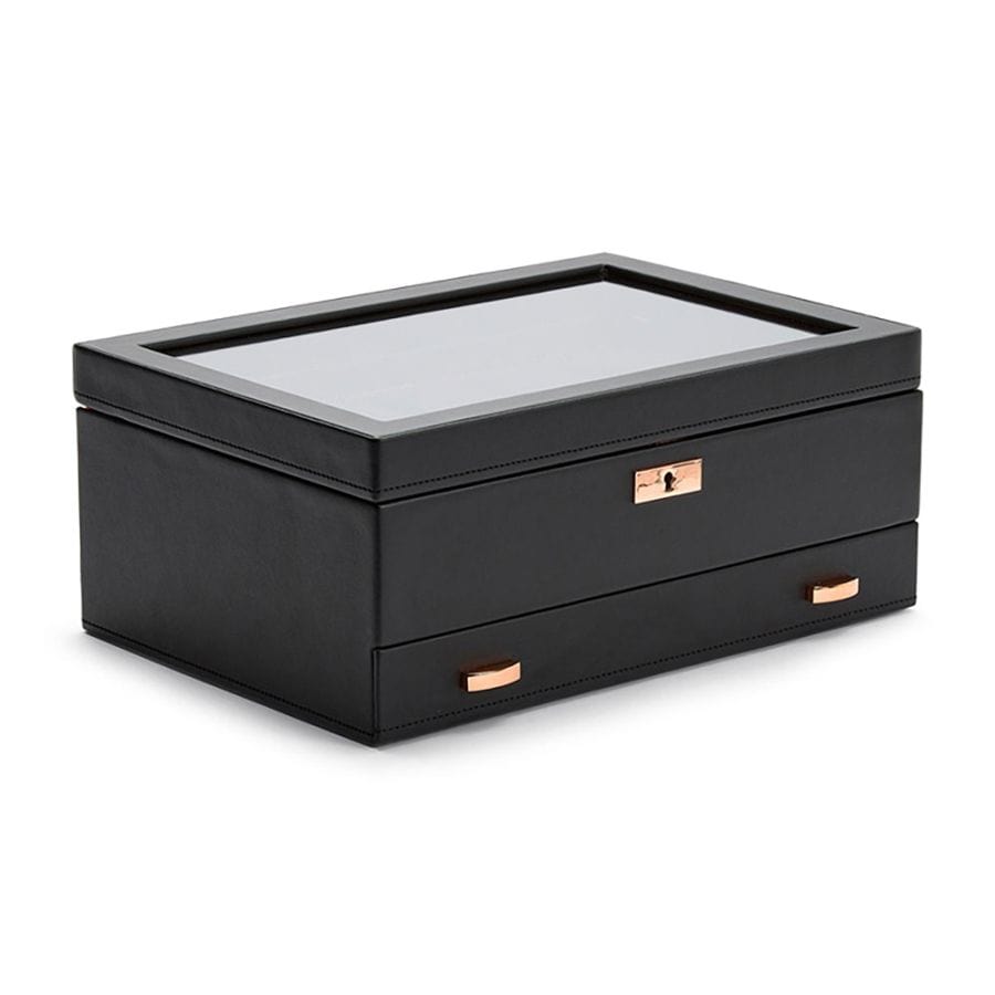 WOLF - Axis 10 Piece Watch Box with Drawer - Copper | Watch Winder Pros