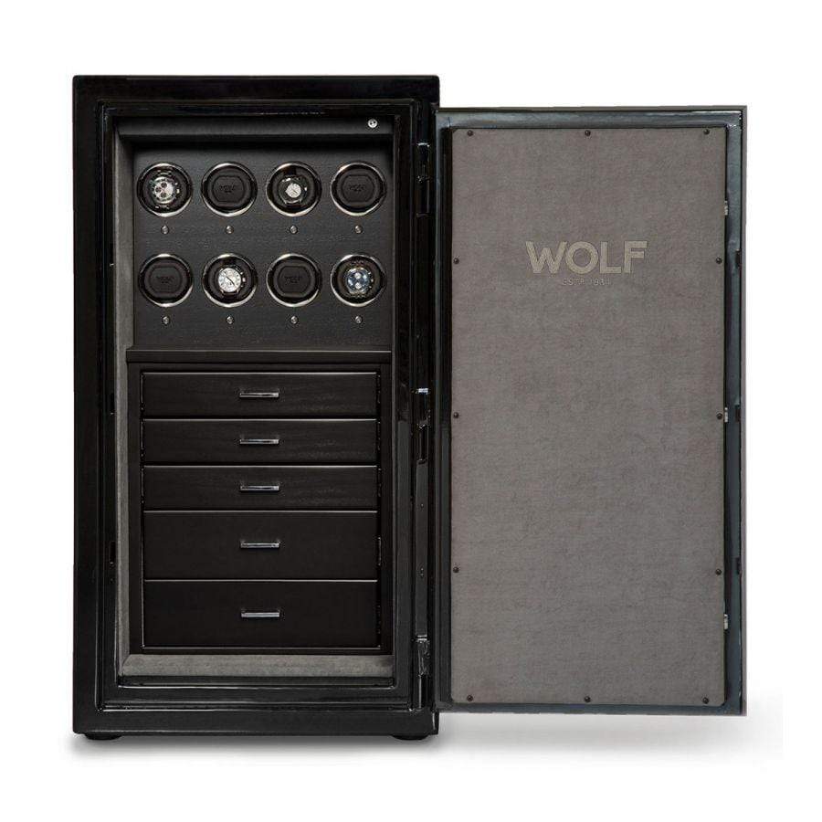 WOLF Atlas 8 Piece Winder Safe | Watch Winder Pros
